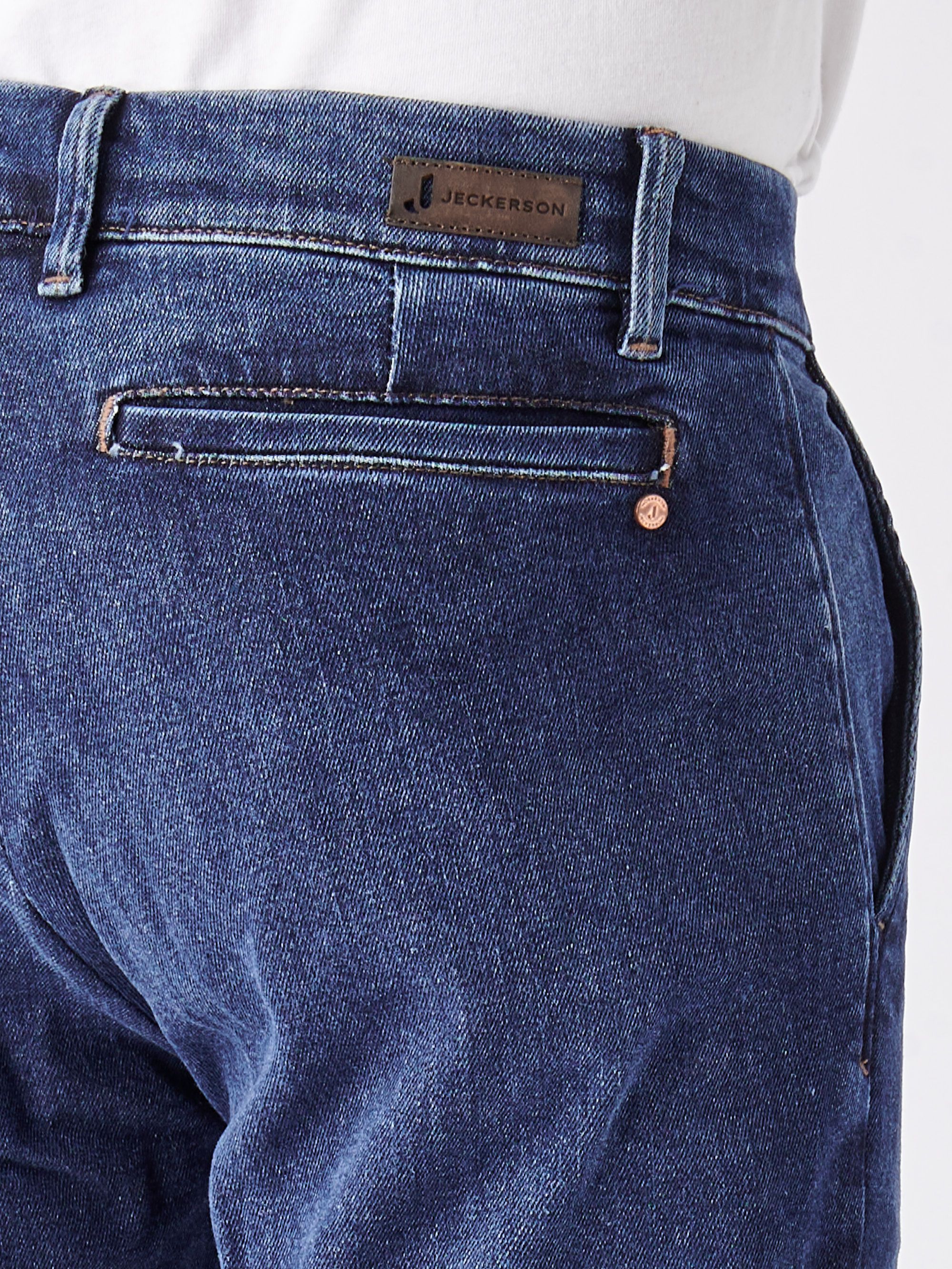 Jeans uomo Jeckerson Chino Slim Denim Scuro | Caposerio.com